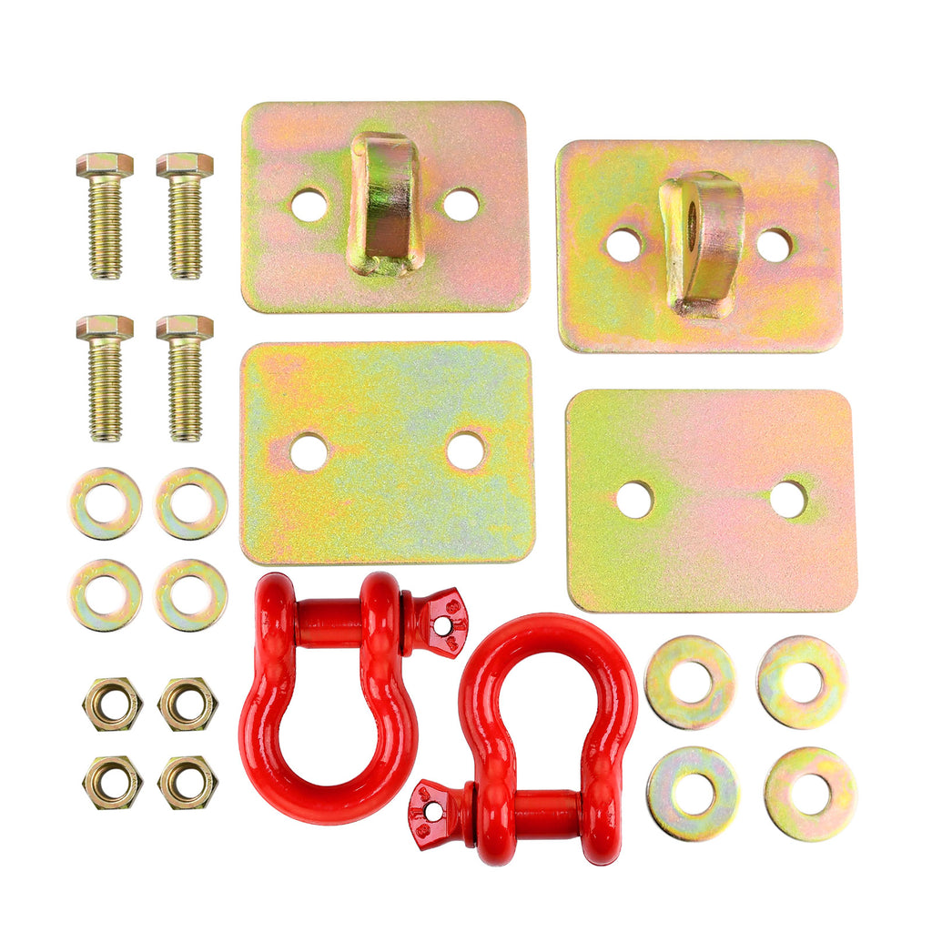 Robbor 1/2 Inch D Ring Shackle Mount Kits – ROBBOR